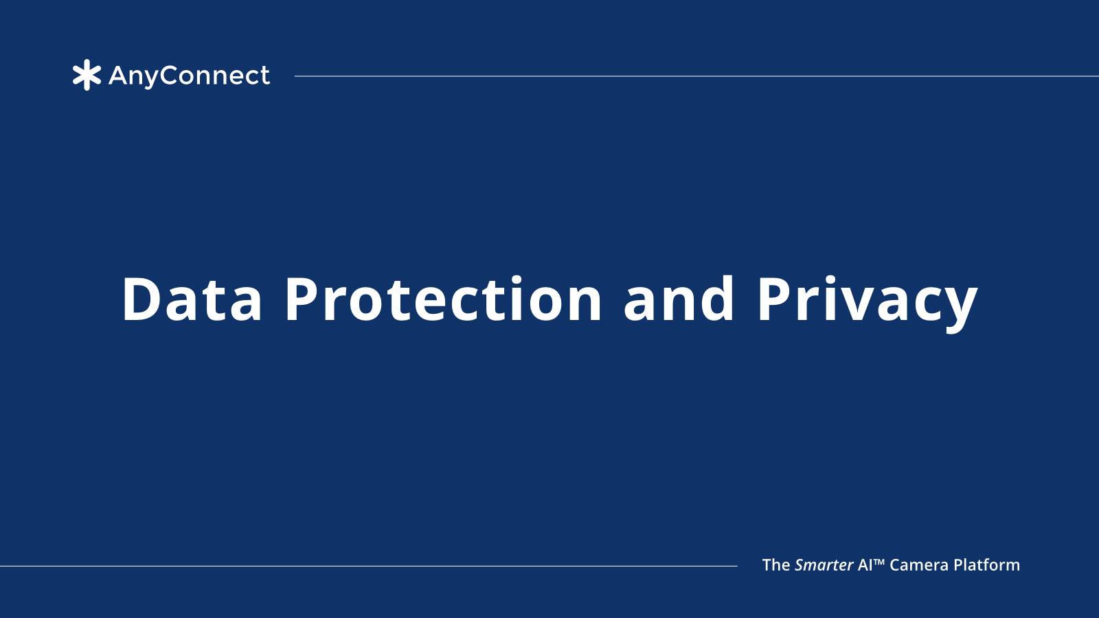 Data Protection and Privacy | AnyConnect